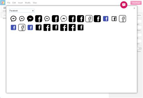 insert facebook icon 267111 free icons library