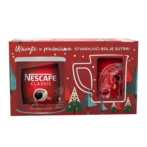 Classic Kafa In Limenka Nescafe200g Solja Gratis Maxi