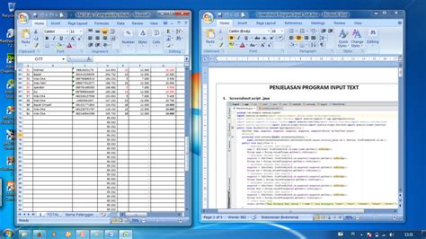 Belajar Komputer Memanfaatkan Tampilan Program Aplikasi