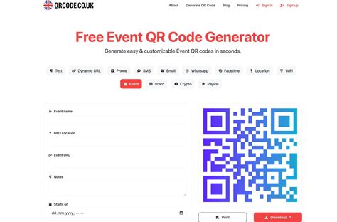 how to create save the date rsvp qr code