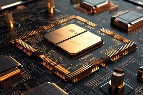 Premium AI Image Electronic Circuit Processor Chip