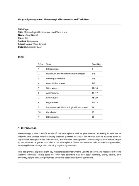 Meteorological Instruments Pdf Meteorology Applied And Interdisciplinary Physics