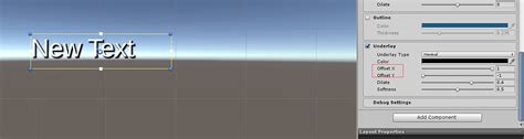The Range Of Offset In Underlay Of Shader In Textmeshpro Is Too Small
