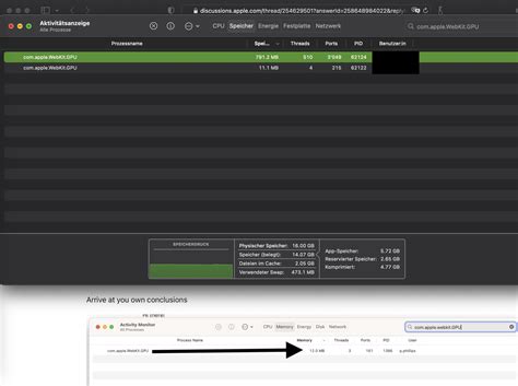 Why Apple Webkit GPU Consuming A Sign Apple Community