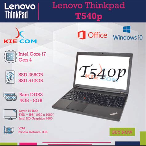 Jual Laptop Gaming Lenovo Thinkpad T P I Gen Dual Vga Nvidia Geforce Gb Ssd Gb