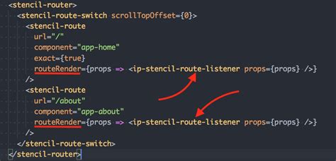 Stencil Router Events