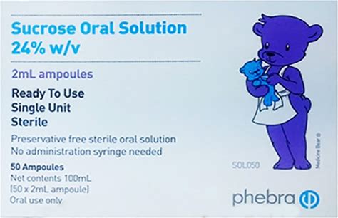 Sucrose Solution 24 2ml Oral Aandr Medical Supplies