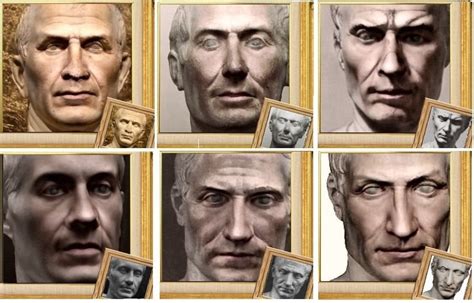 Examples Of The Appearance Of Julius Caesar Obtained Using In Years Download Scientific