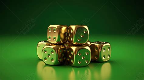 생생한 녹색 배경에 표시된 3d 황금 주사위 카지노 개념 금 배경 행운 배경 주사위 배경 이미지 Hd 금 행운 주사위 배경 사진 무료 다운로드 Lovepik