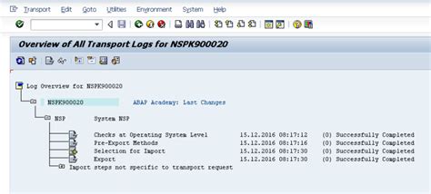 How To Export Objects From Sap System Abap Academyabap Academy