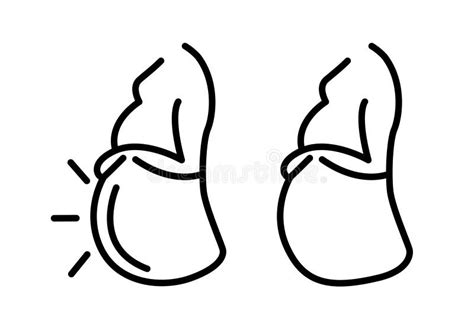 Pregnancy Complications Icon Set Maternal Health Issues And Diabetes