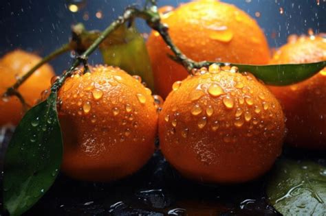 Premium Ai Image Orange Tangerines Background Illustration Ai Generativexa