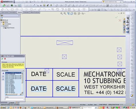 Problem With Custom Drawing Border SolidWorks AutoCAD Forums