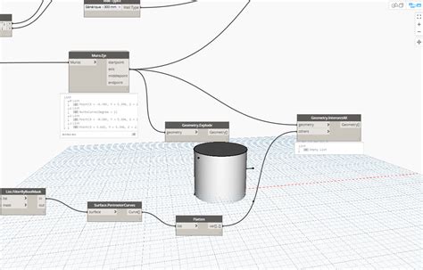 Curve Intersection Revit Dynamo