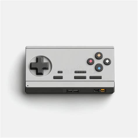 Simple Game Controller Icon On White Background Stock Illustration Illustration Of Graphic