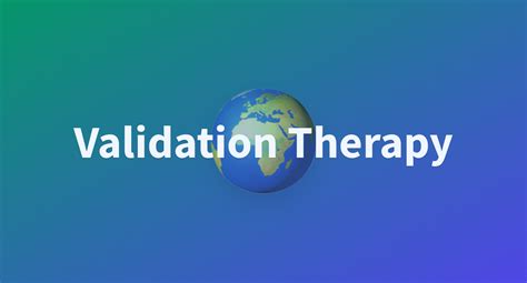 Validation Therapy A Hugging Face Space By Alx D