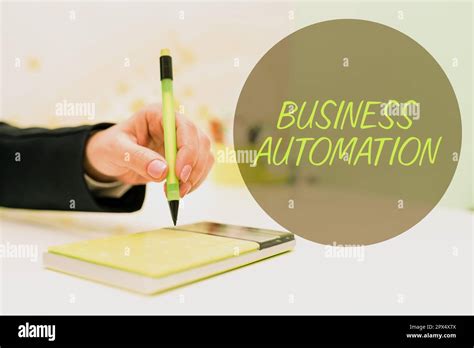 Conceptual Display Business Automation Business Idea For Digital Transformation Streamlined For