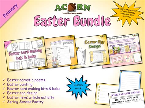 The Acorn Easter Bundle Teaching Resources