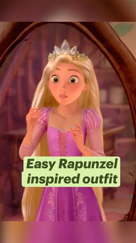 Easy Rapunzel Inspired Outfit Disney Princess Halloween Costumes