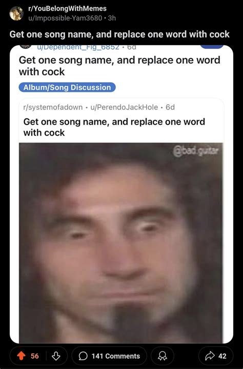 Get One Song Name And Replace One Word With Cock Rtheweeknd
