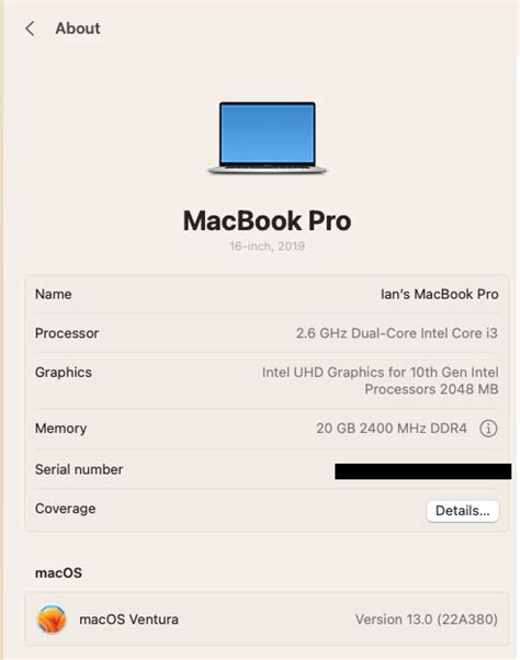 macos ventura rtm success on acer aspire 5 a514 52g 31ys r hackintosh