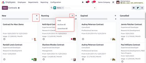 Employees In Odoo Odoo V Enterprise Edition Book