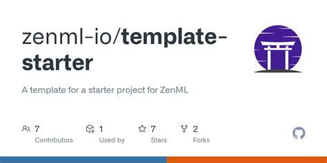 Github Zenml Iotemplate Starter A Template For A Starter Project