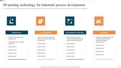 D Printing Technology PowerPoint Templates Slides And Graphics