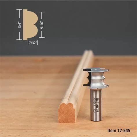 infinity tools 1 2 shank 11 pc 17th century profile router bit set