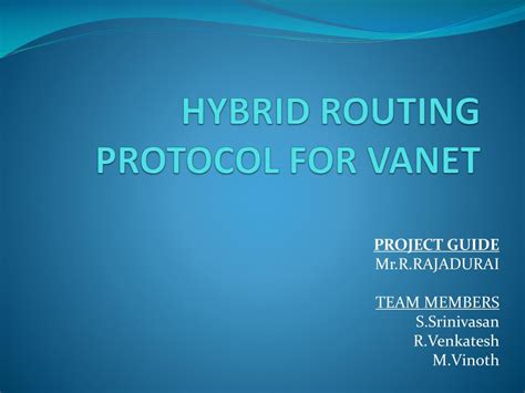 Ppt Hybrid Routing Protocol For Vanet Powerpoint Presentation Free Download Id6272048
