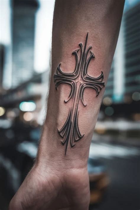 Unique Small Wrist Cross Tattoo For Men Cross Tattoo For Men