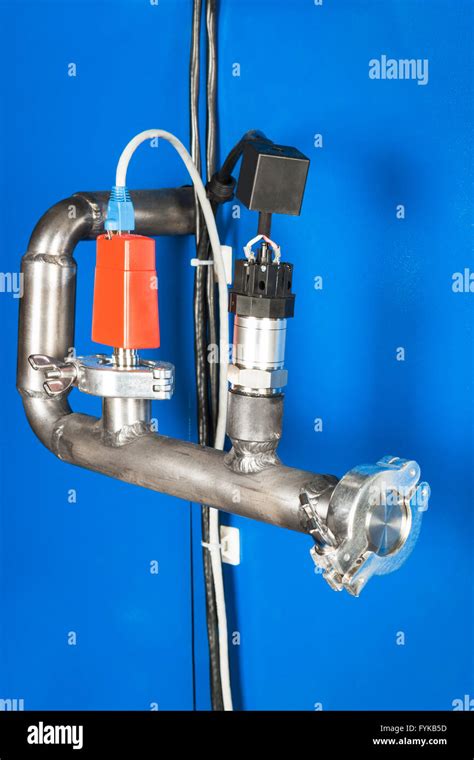 Pipes And Sensors Stock Photo Alamy