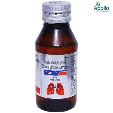 Alkof Cough Syrup 60 Ml Price Uses Side Effects Composition Apollo