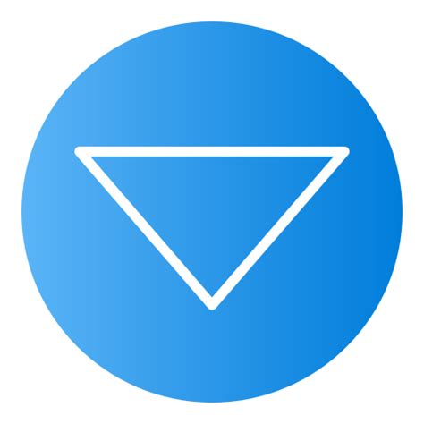 Caret Generic Flat Gradient Icon
