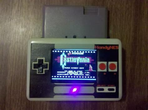 Real Handy Portable NES In The Spirit Of A NES Gamepad Walyou