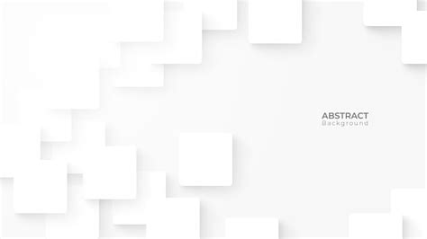 추상 3d 현대 사각형 패턴 배경 흰색과 회색 기하학적 질감 벡터 일러스트레이션 0명에 대한 스톡 벡터 아트 및 기타 이미지 0명 3차원 형태 가리기 Istock