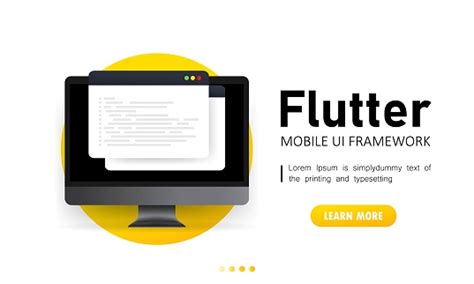 เรียนรู้การเขียนโค้ด Flutter Mobile Ui Framework บนหน้าจอคอมพิวเตอร์