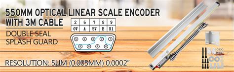 VEVOR Axis Lathe Linear Scale Mm With Accuracy Optical