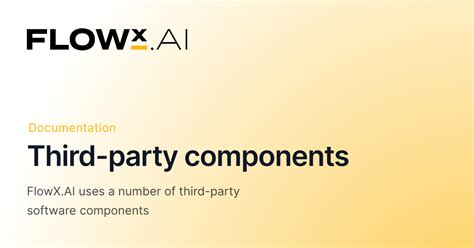 third party components docs