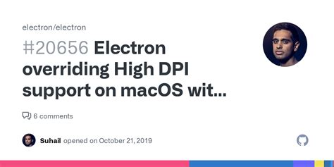 Electron Overriding High Dpi Support On Macos With Sdl · Issue 20656 · Electron Electron · Github
