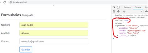 ElectrobÓveda Angular 32 Formularios Obteniendo La Información Del Formulario