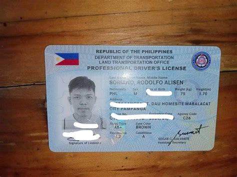 Mabalacat City Lost And Found Drivers License Kung Facebook