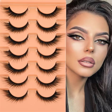 Natural False Eyelashes Before And After