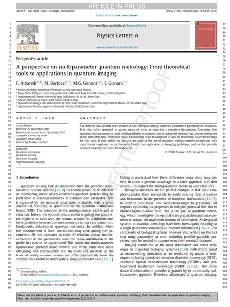 A Perspective On Multiparameter Quantum Metrology From Theoretical Tools To Applications In