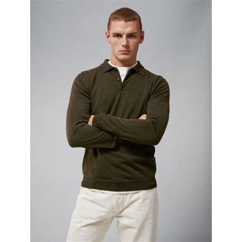 Jlindeberg Noel Light Merino Polo Shirt Knitwear From Signature