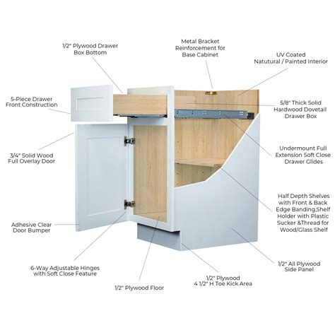 Rta Shaker White Solid Wood Wall Pantry Cabinet For Kitchen Storage