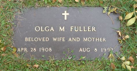 Olga Mary Anderson Tibbits Fuller 1908 1992 Find A Grave Memorial
