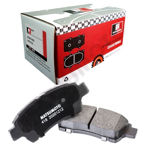M418 Pastillas De Freno Cerámica Delanteras Toyota Yaris Vitz 2000
