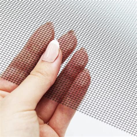 Aluminium Insect Screen 200mm 20cm Width Black Epoxy Coated