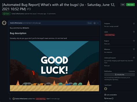 Github Giezijogithubissuebugreporter Bug Reporter For Unity Which